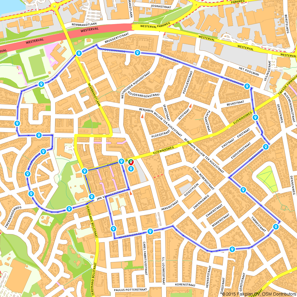 Routiq - 332959 Round City Field Enschede