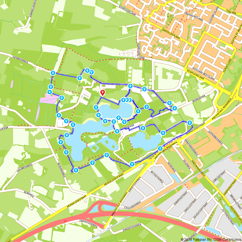 hulsbeek oldenzaal - Oldenzaal - Hiking route | Route.nl