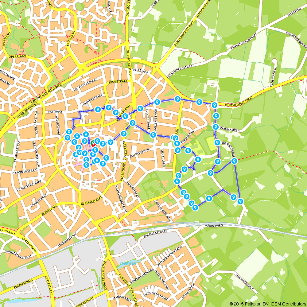 Routiq - 333926 Tour of the city of oldenzaal