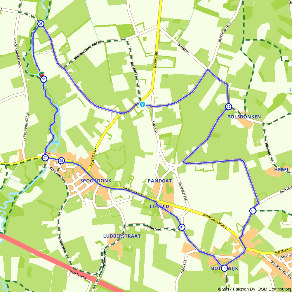 The old Brabant countryside - Oirschot - Hiking route | Route.nl