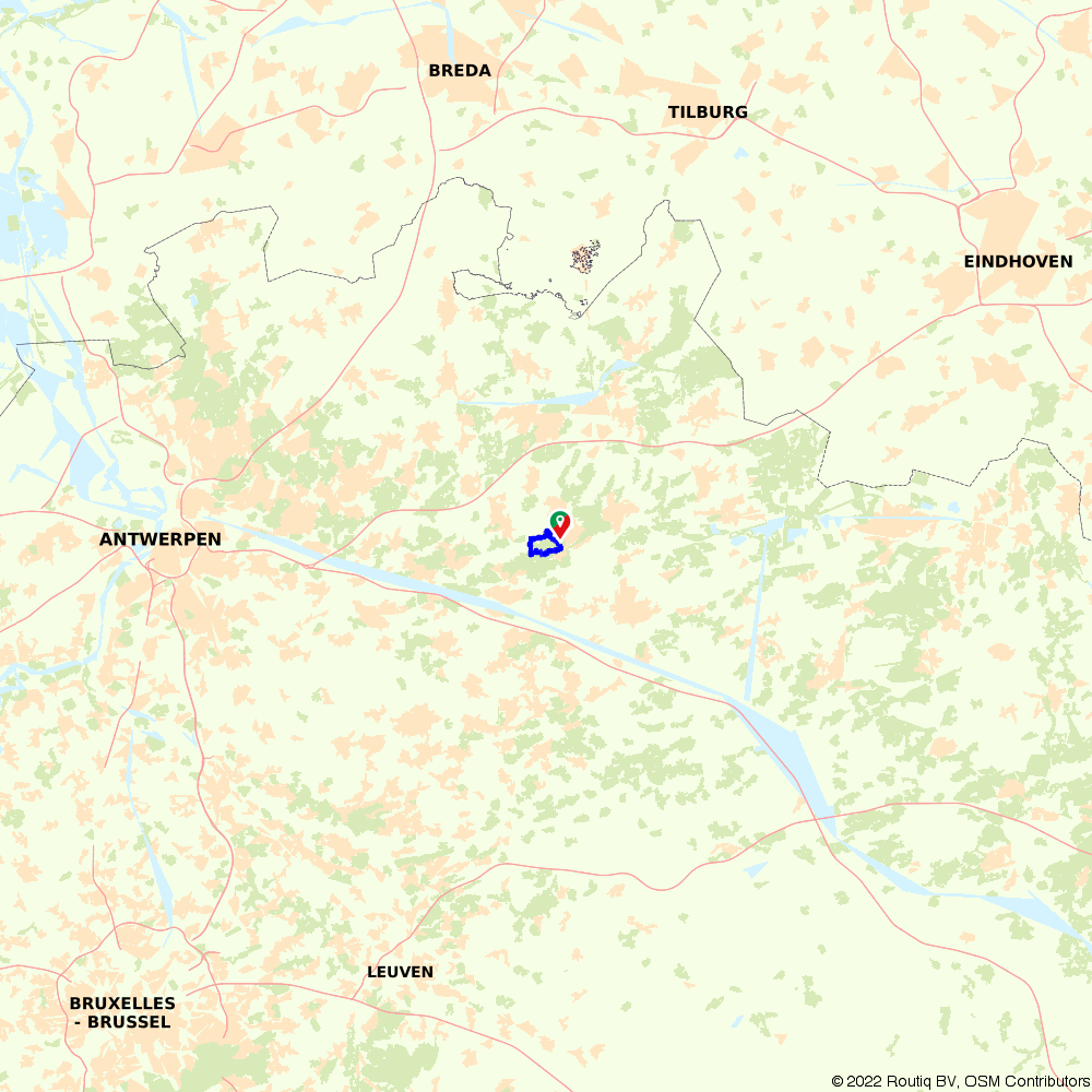 WW - Tour of Kasterlee from Floreal Lichtaart - Kasterlee - Hiking ...