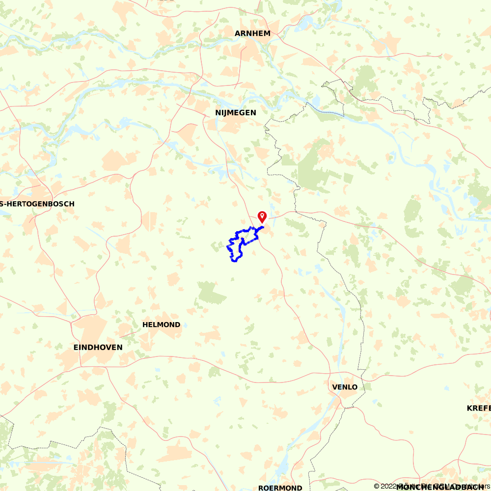 box lake - Boxmeer - Cycling route | Route.nl