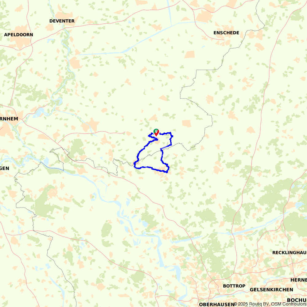 Dusty factory halls - Aalten - Hiking route | Route.nl