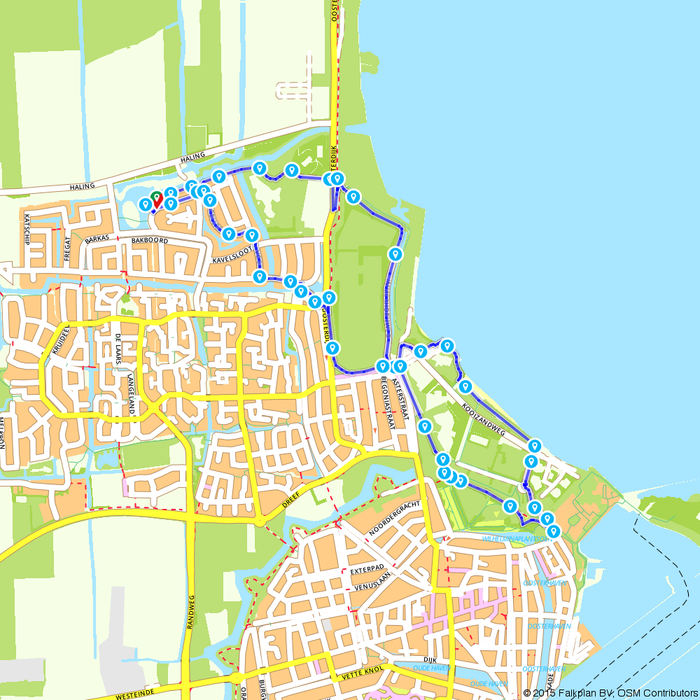 Round Enkhuizen - Enkhuizen - Hiking route | Route.nl