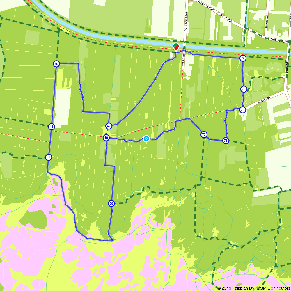 real alley yard - Heusden - Hiking route | Route.nl