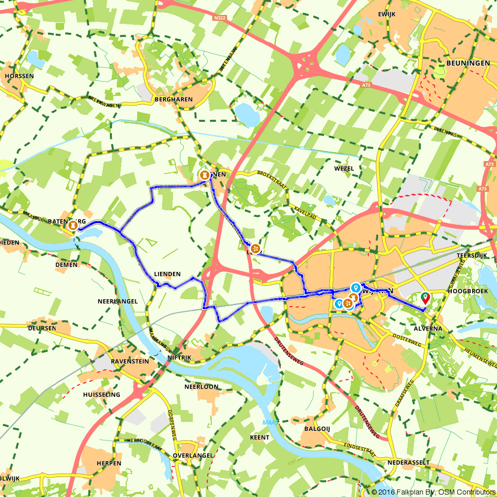 Tour Archeology Wijchen - Wijchen - Cycling route | Route.nl