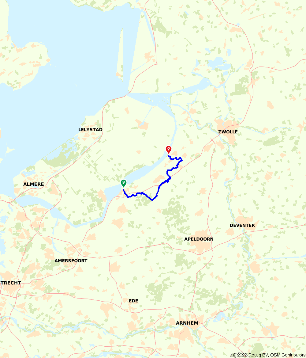 337627 Hanze Nodes Cycle Route Harderwijk - Elburg