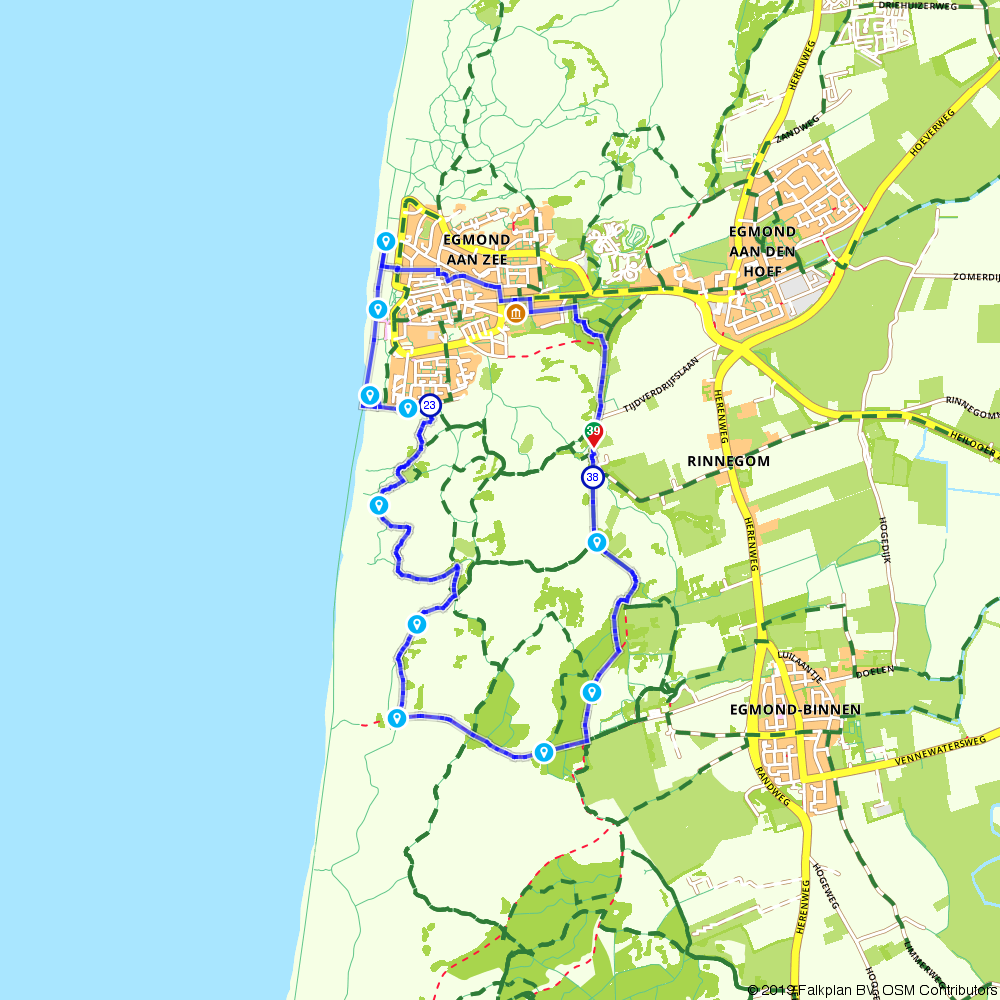 A day at the seaside - Bergen (NH) - Hiking route | Route.nl