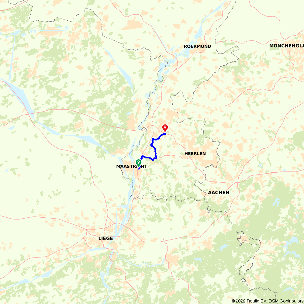 pieterpad - Maastricht - Hiking route | Route.nl