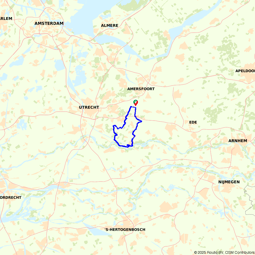 Tour de Woudenberg 2 - Leusden - Cycling route | Route.nl