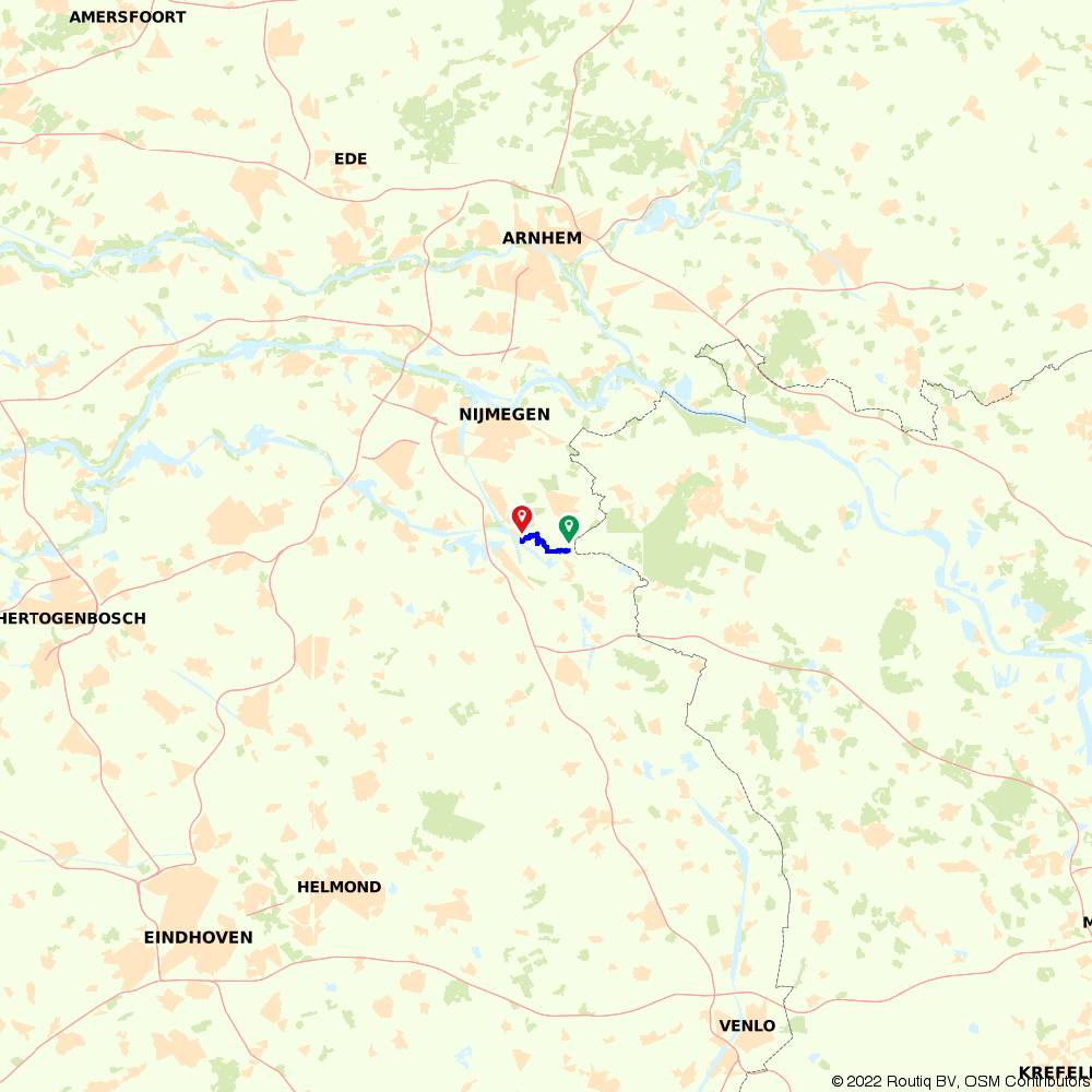 gennip - Gennep - Hiking route | Route.nl