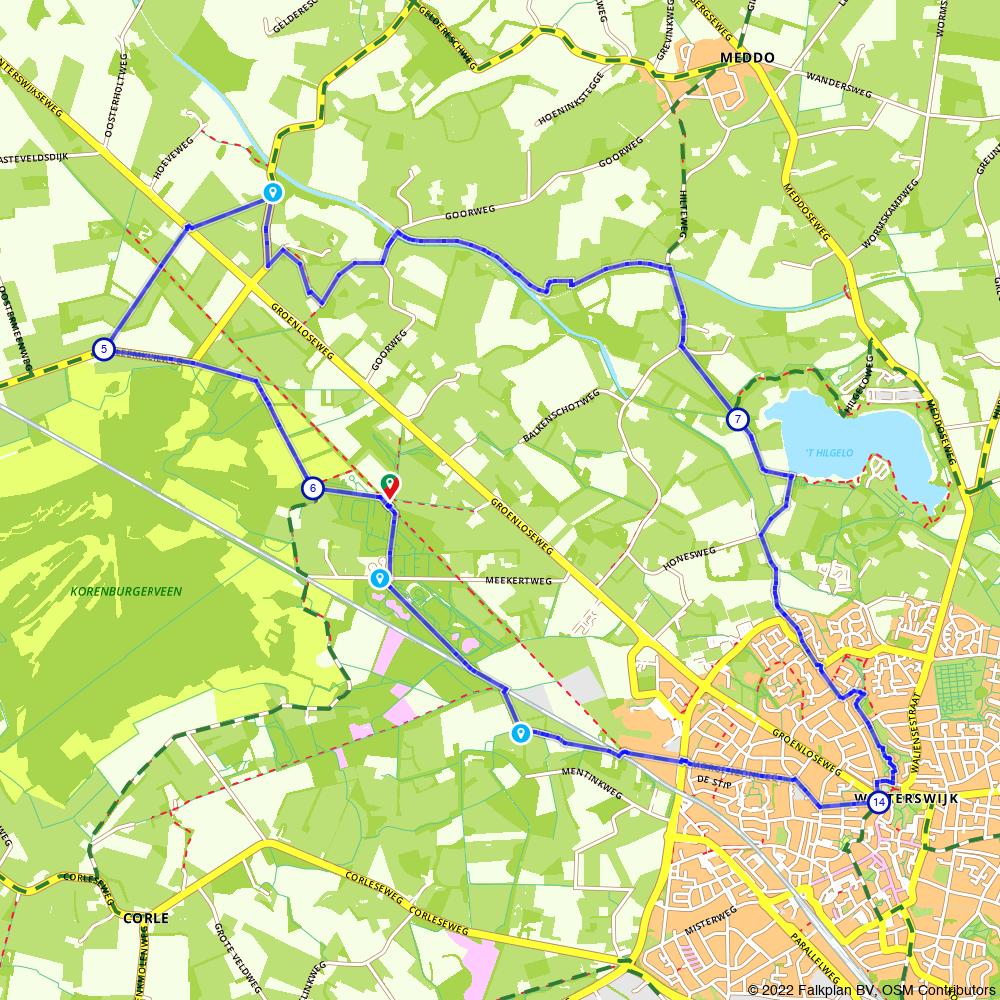 Tour of Winterswijk - Winterswijk - Cycling route | Route.nl