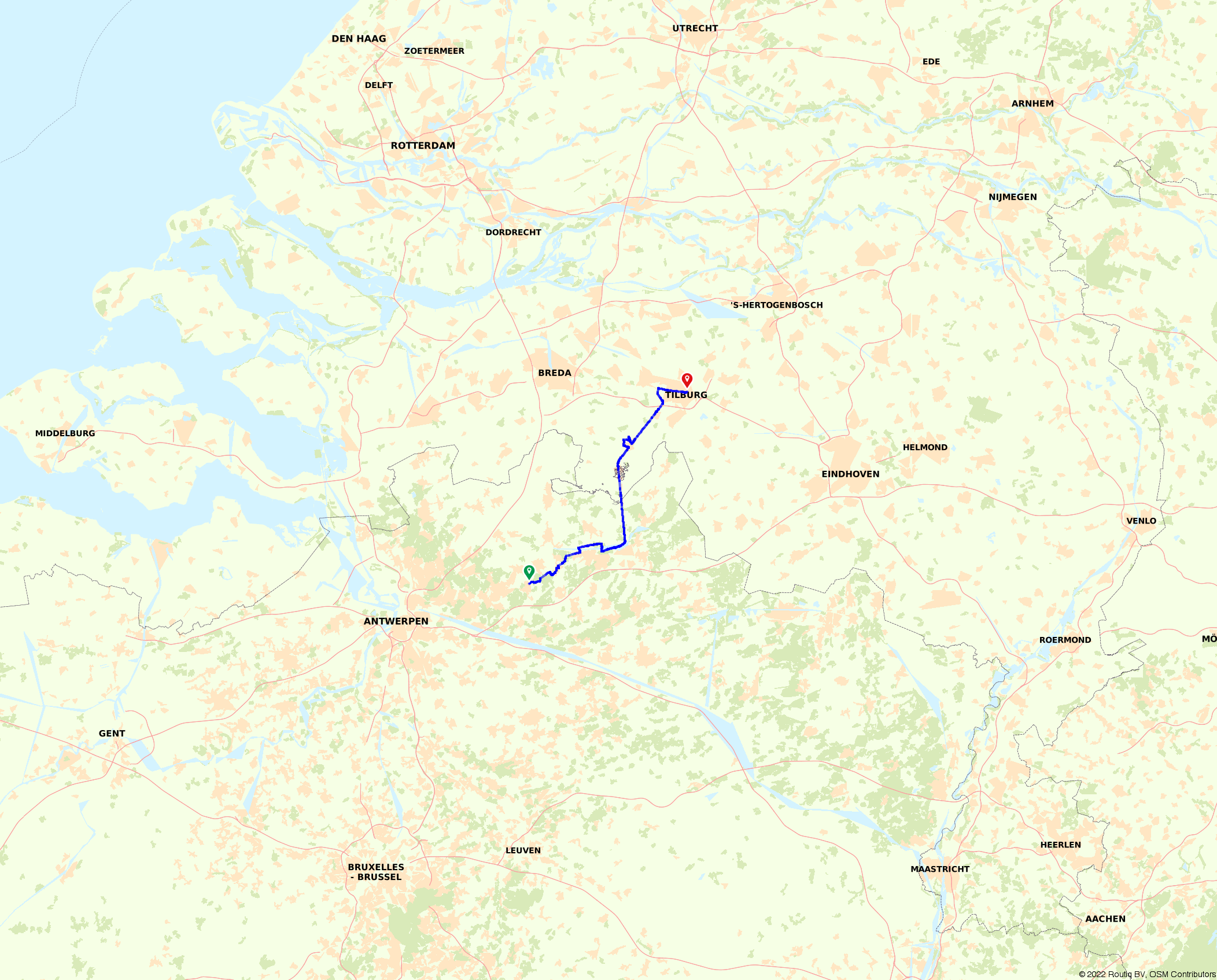 341406 From Zoersel to Tilburg