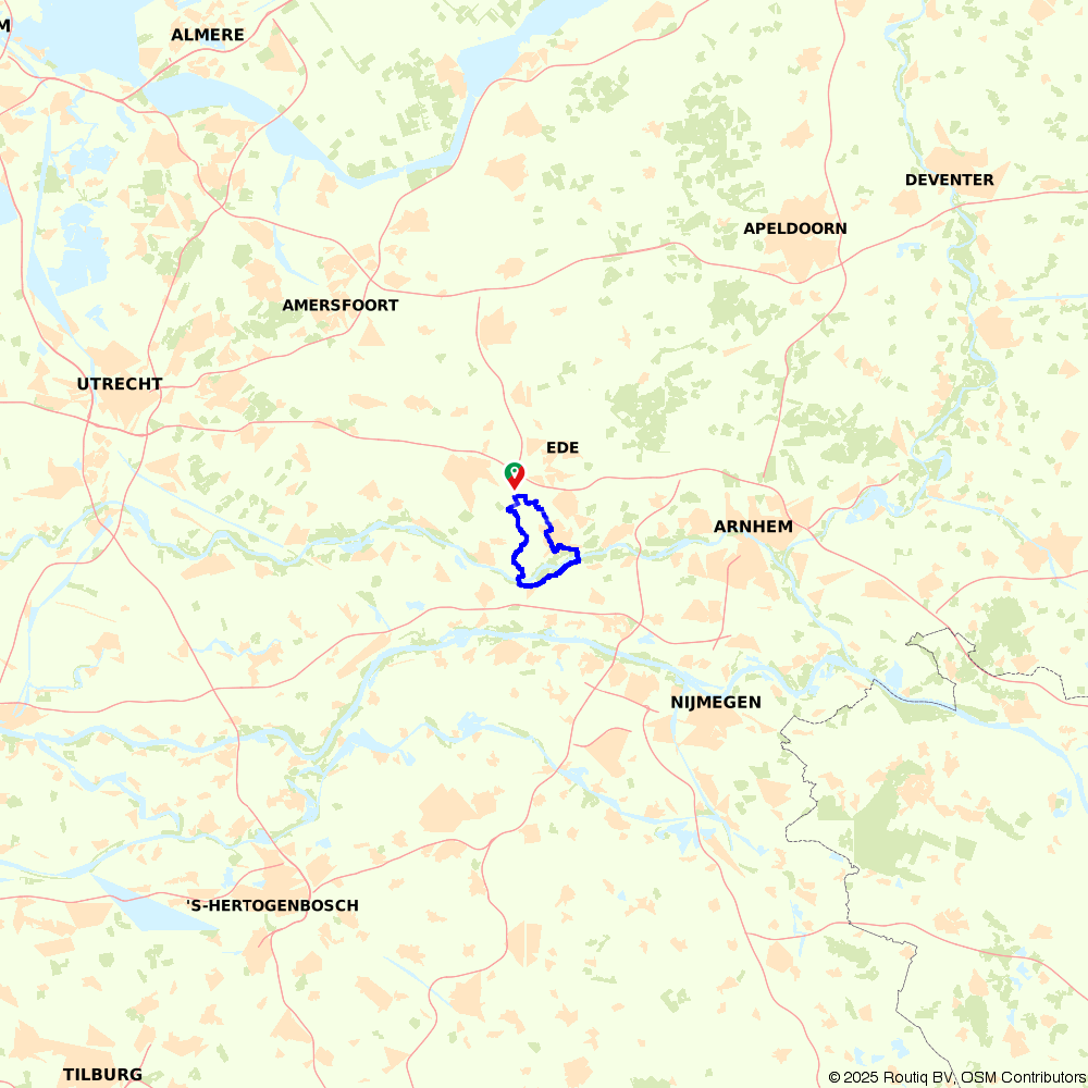 Fietsen door de Gelderse Vallei en langs de Rijn - Ede - Fietsroute ...
