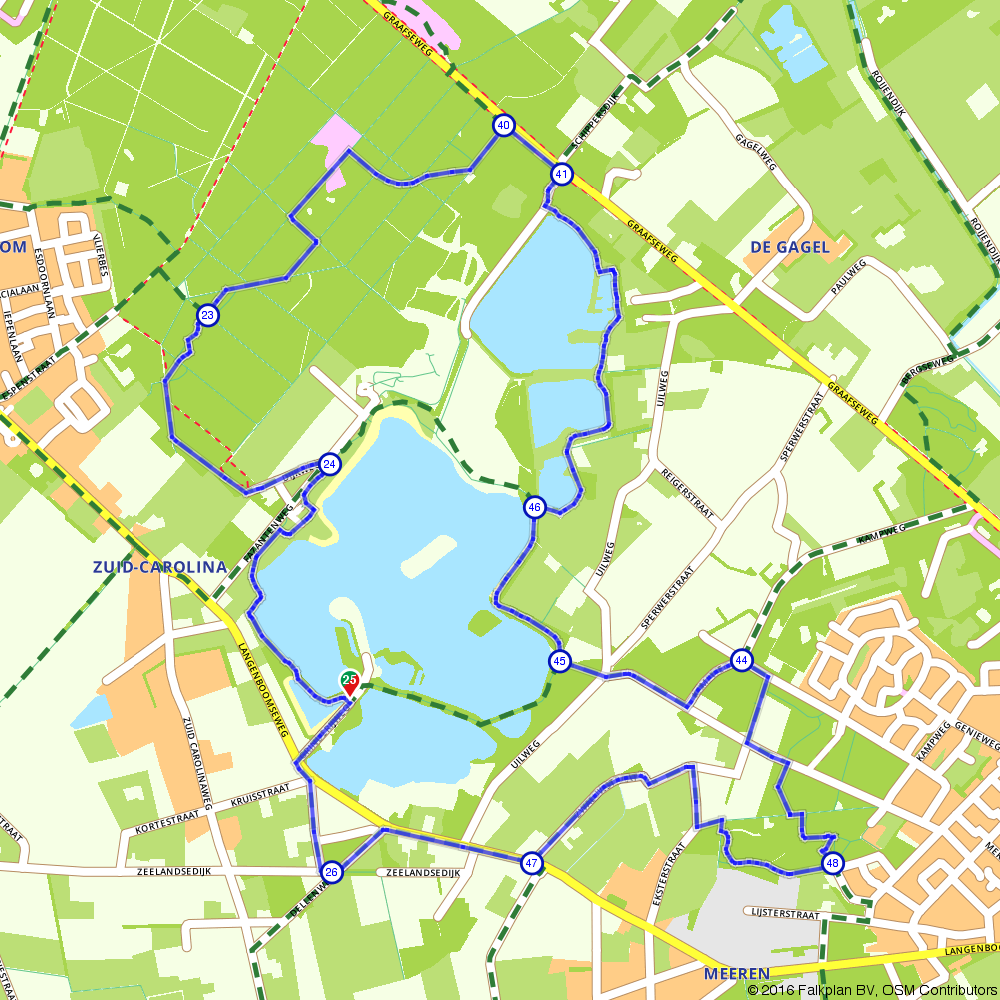 Langenboom walking route De KUULEN - Mill en Sint Hubert - Hiking route ...