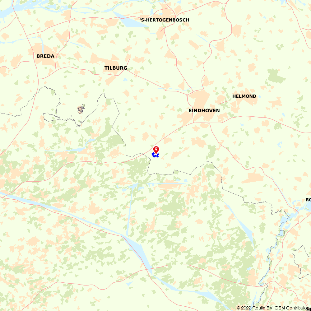 SBP outdoor north - Bergeijk - Hiking route | Route.nl