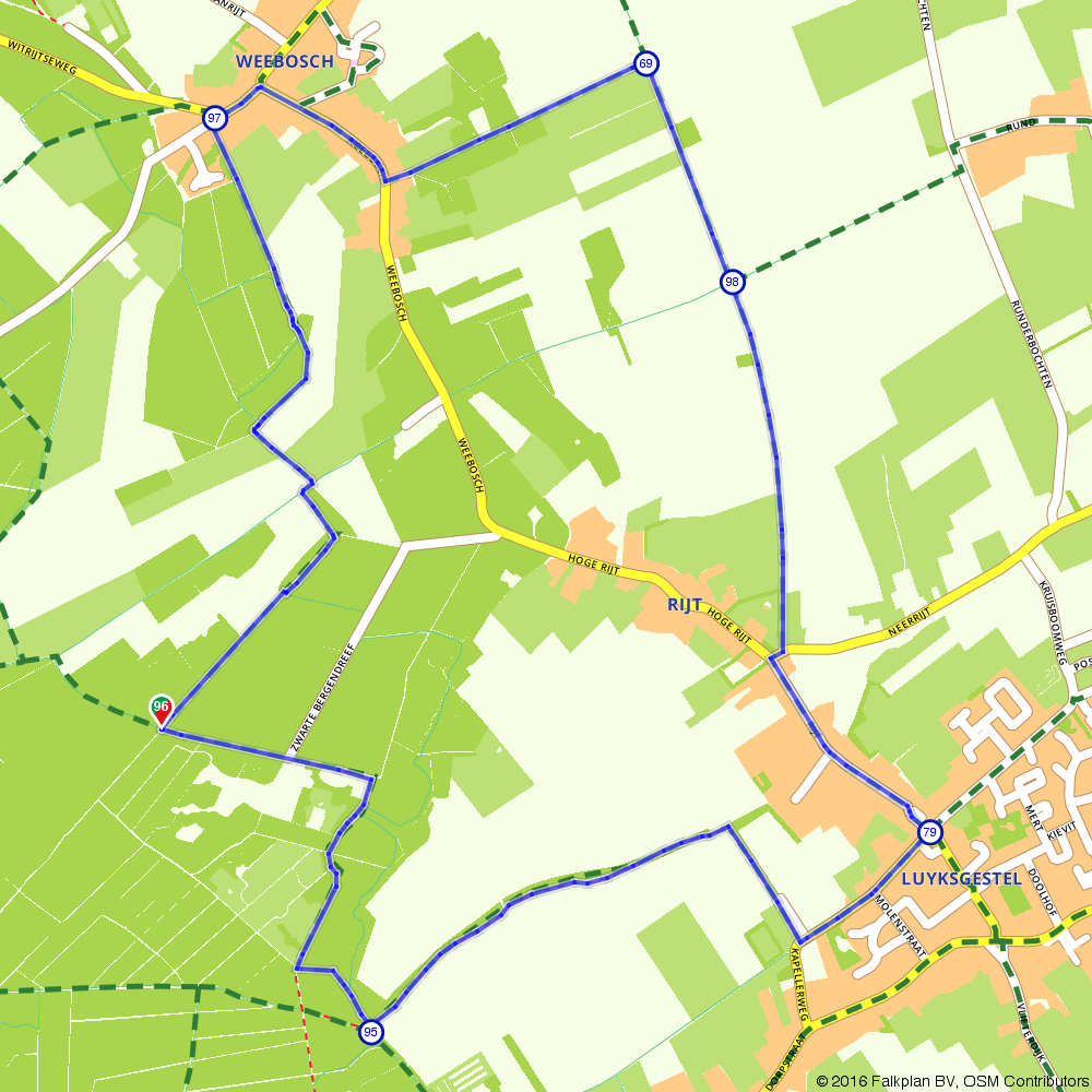 Weebosch - Bergeijk - Wandelroute | Route.nl