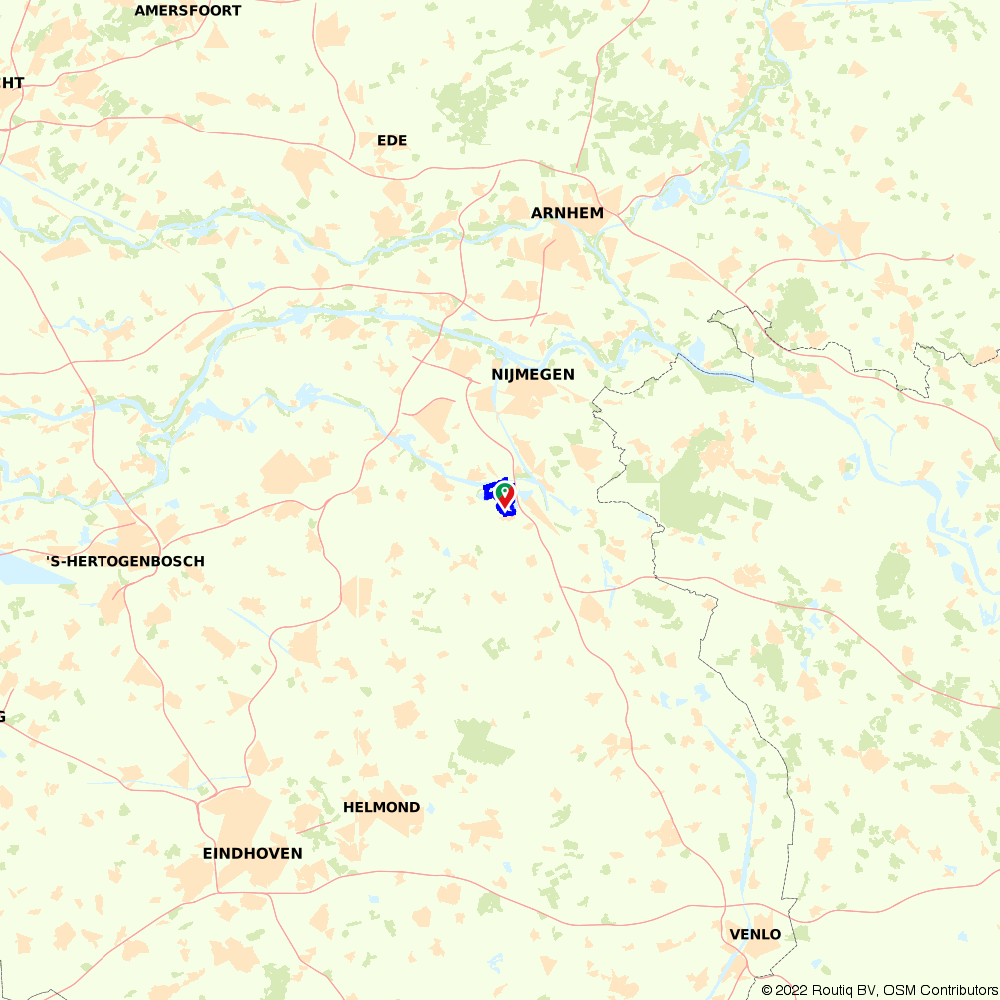 Kraaijenbergse Plassen R1 - Cuijk - Hiking route | Route.nl