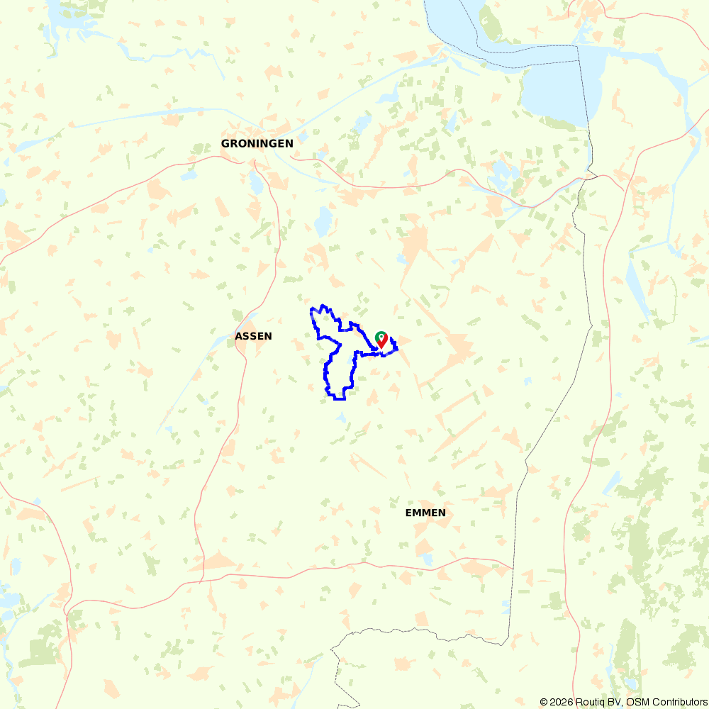 meander - Aa en Hunze - Cycling route | Route.nl