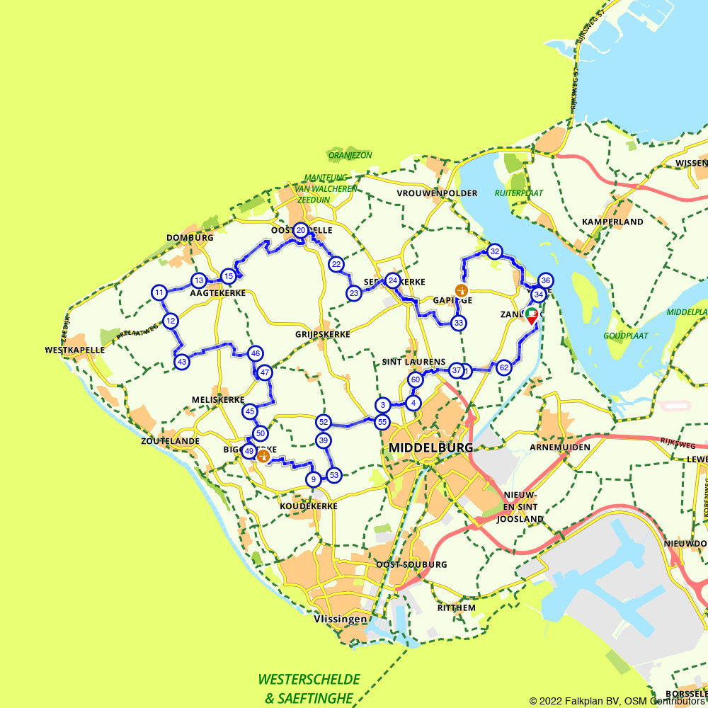 Kriskras door Walcheren fietsen - Veere - Fietsroute | Route.nl
