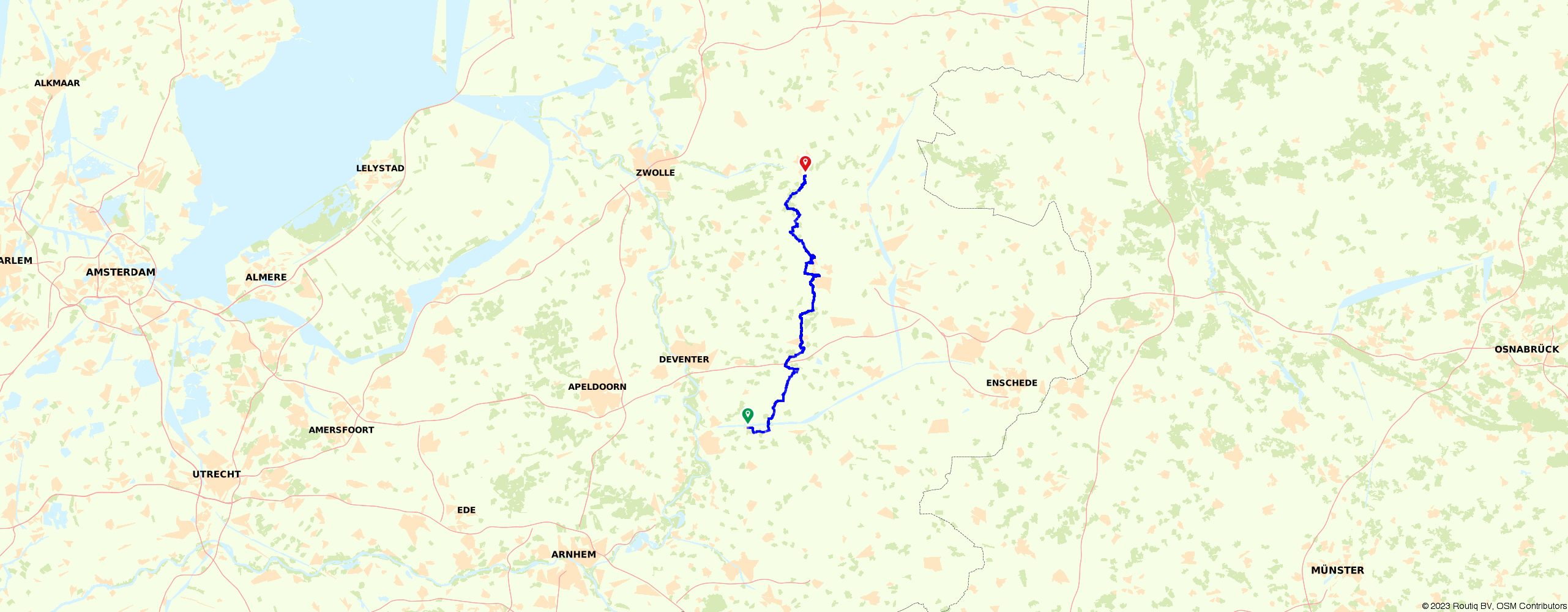 Almen Ommen - Lochem - Cycling route | Route.nl