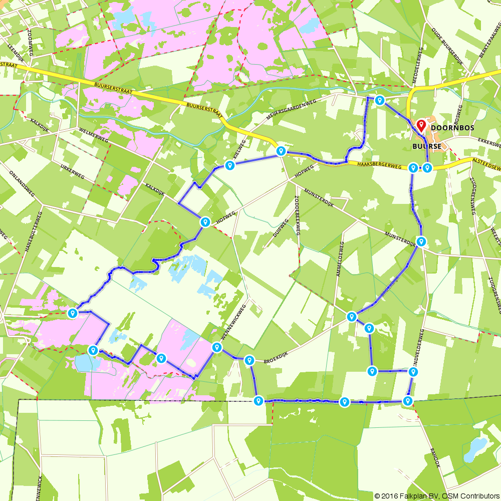 Weide- & Haaksbergerveenroute - Haaksbergen - Wandelroute | Route.nl