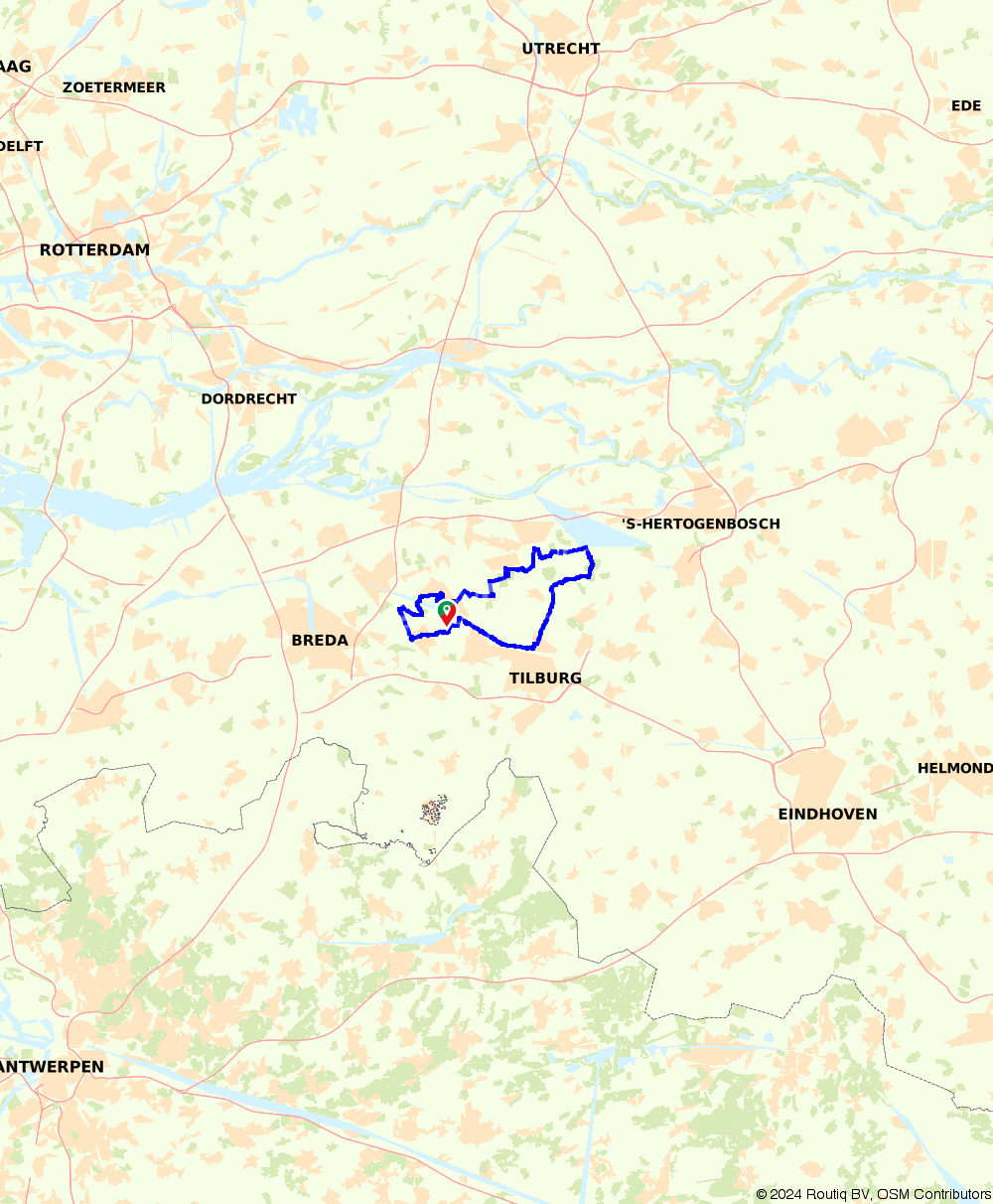 Drunense dunes - Gilze en Rijen - Cycling route | Route.nl
