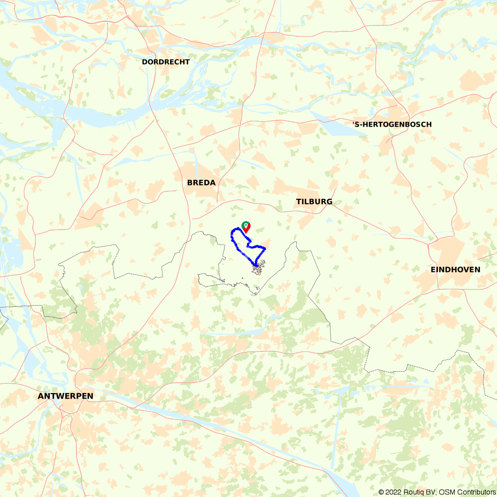 Baarle - Alphen-Chaam - Cycling route | Route.nl