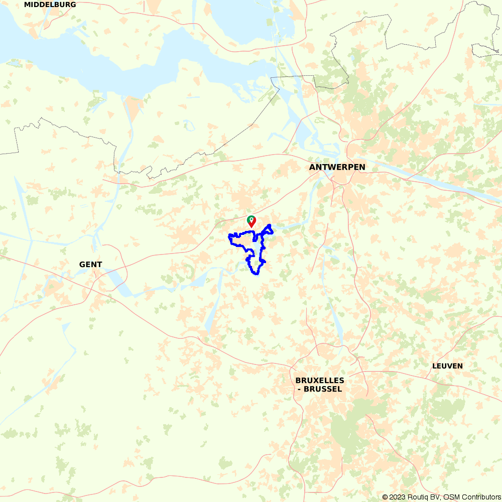 schelderoute de bunt1 - Hamme - Fietsroute | Route.nl