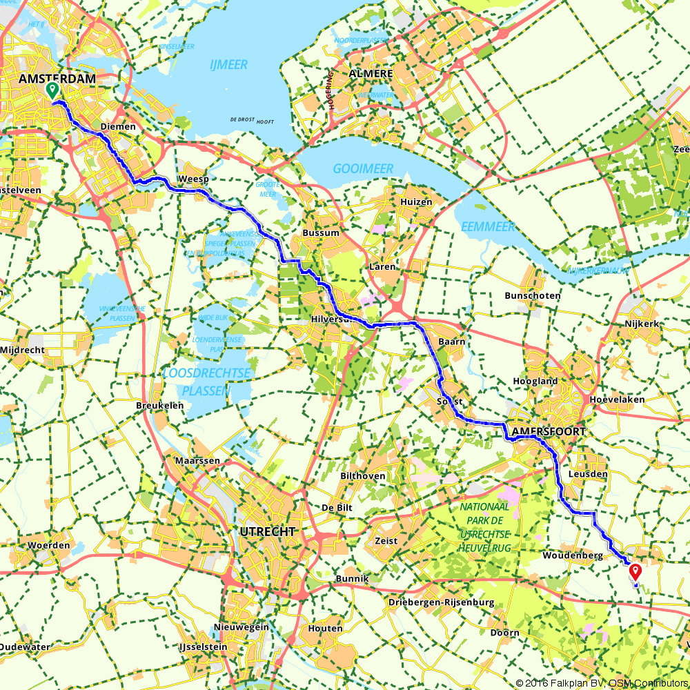 354250 From Amsterdam to Woudenberg