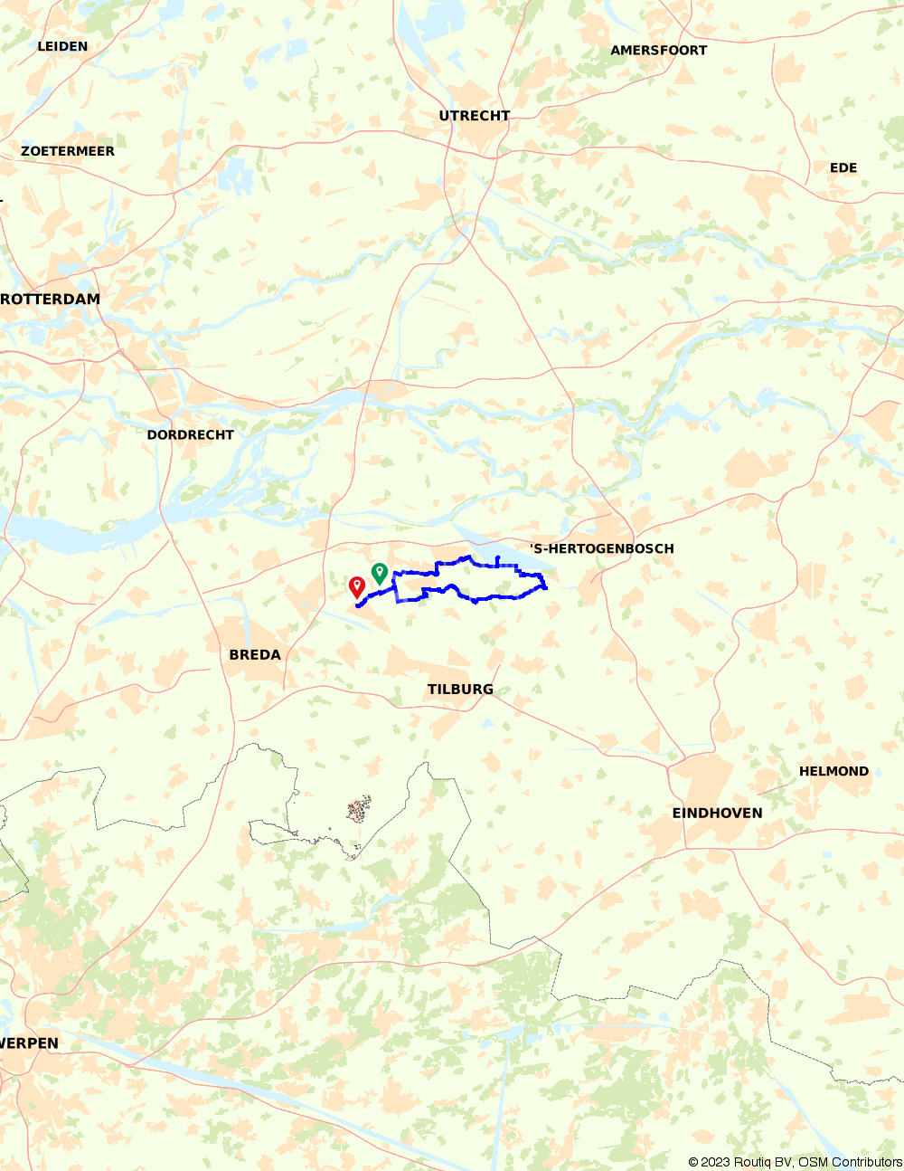 dongen-drunenseduinen-dongen - Dongen - Fietsroute | Route.nl