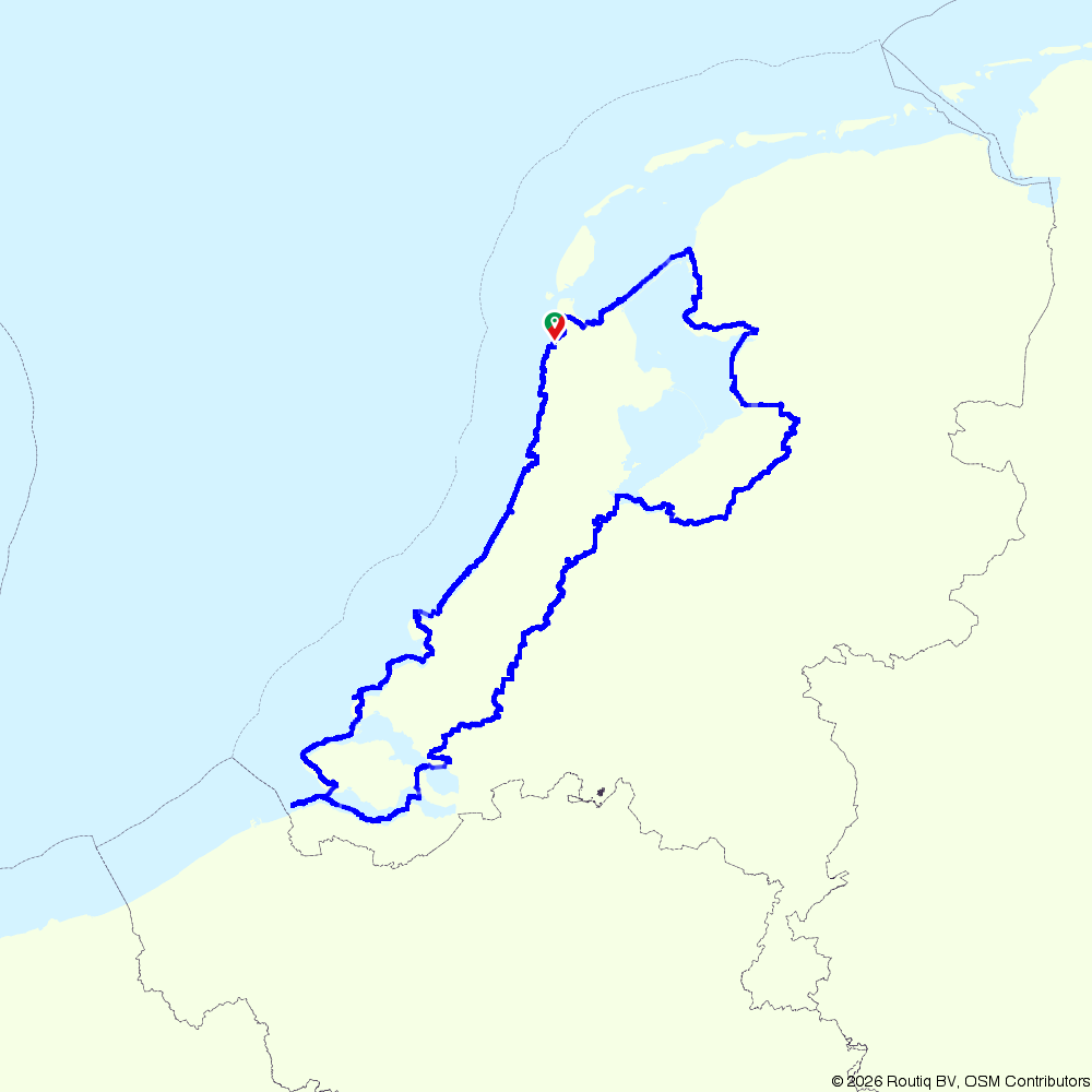 Emiel noord zuid Nederland - Schagen - Fietsroute | Route.nl