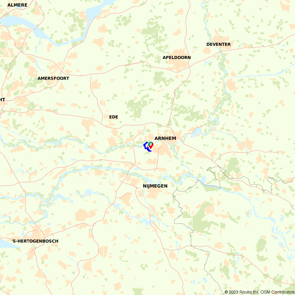 Schuytgraaf-Driel - Arnhem - Cycling route | Route.nl