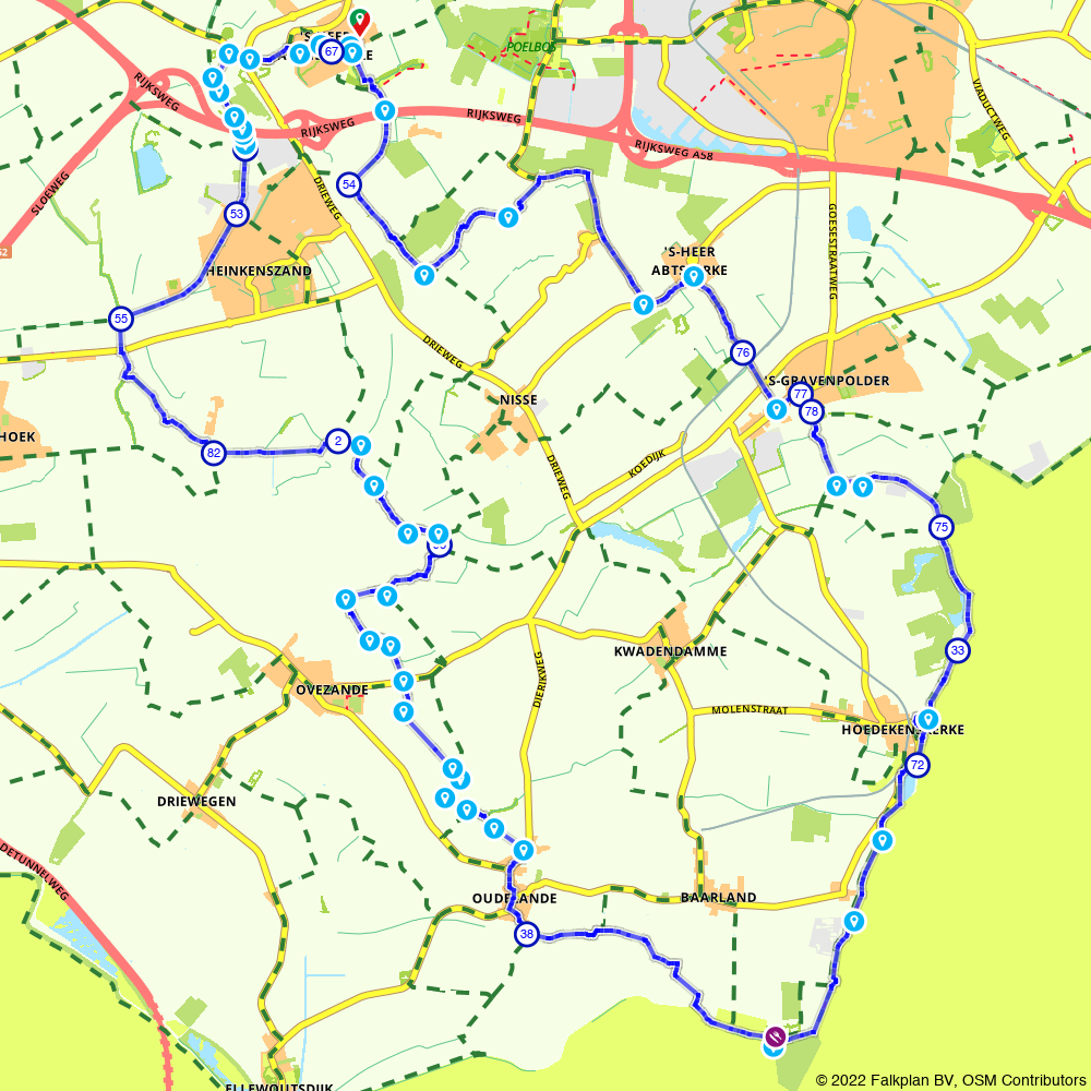 Chopper Route - NXXS - Goes - Cycling route | Route.nl