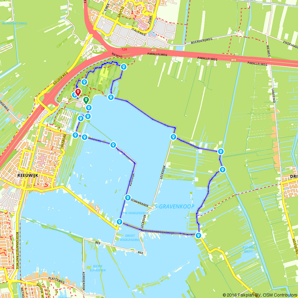 Route door Reeuwijk - Bodegraven-Reeuwijk - Wandelroute | Route.nl