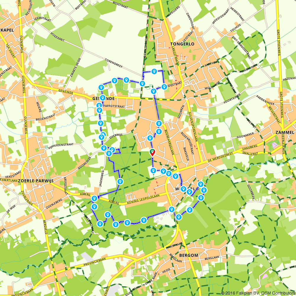 WW - Kempen - The Pearl of the Kempen - Westerlo - Hiking route | Route.nl