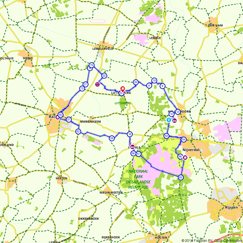 Hap Trap and Step around the Sallandse Heuvelrug - Raalte - Cycling ...