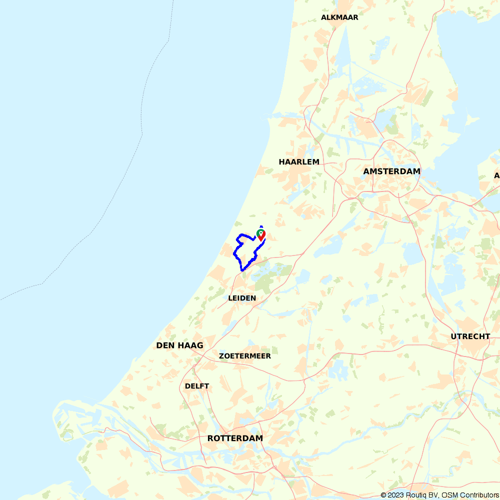 A varied tour through the Bulb Region - Lisse - Cycling route | Route.nl