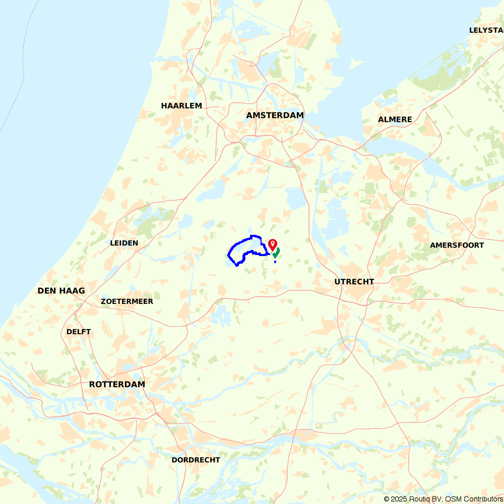 central netherlands - Woerden - Cycling route | Route.nl
