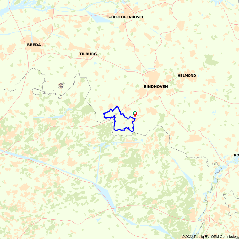 Bergeijk - Bergeijk - Cycling route | Route.nl
