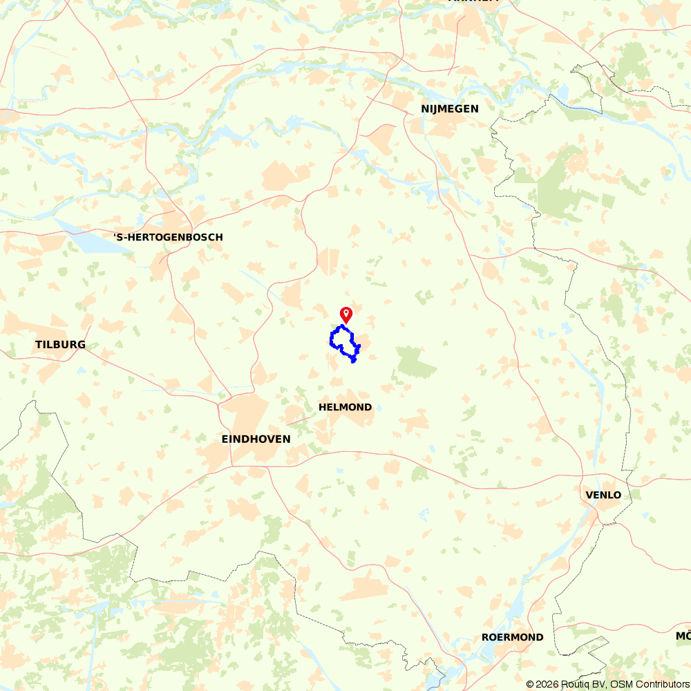 Gemert - Gemert-Bakel - Hiking route | Route.nl