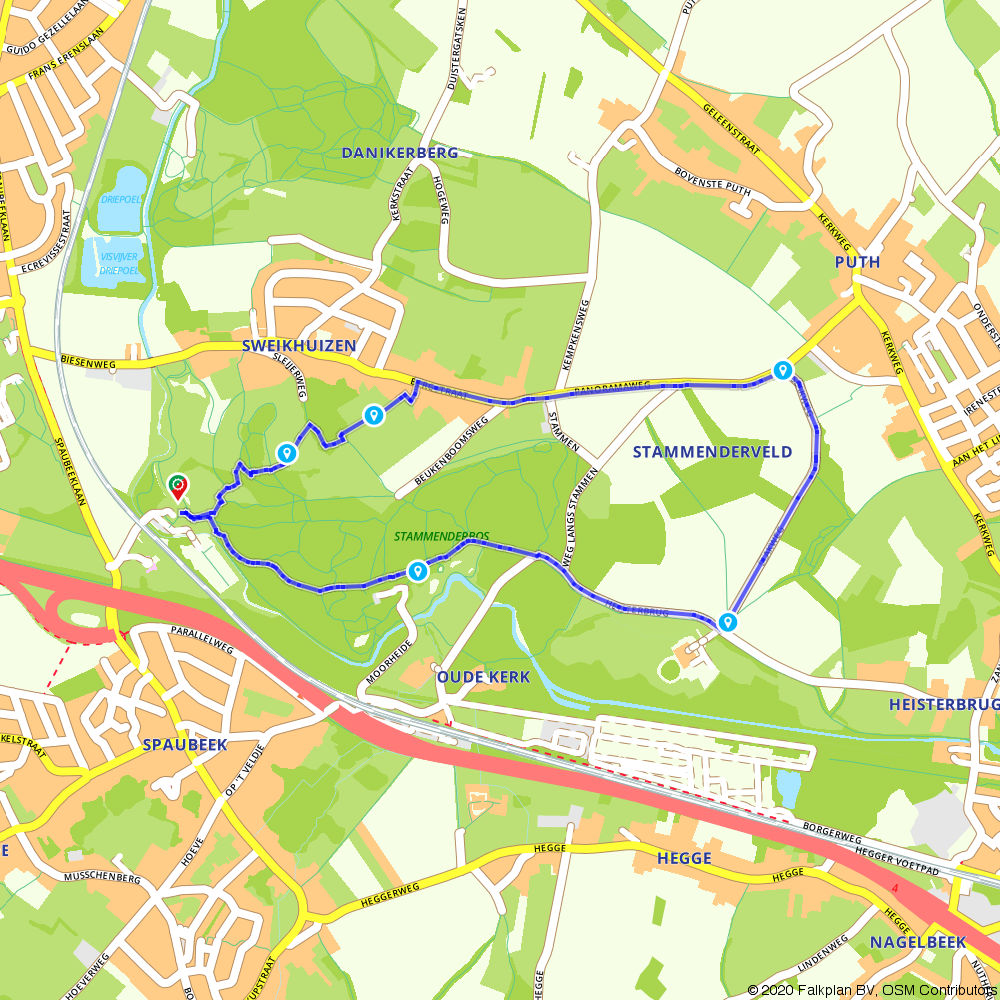 Walking through the green Geleenbeek valley - Beek - Hiking route ...