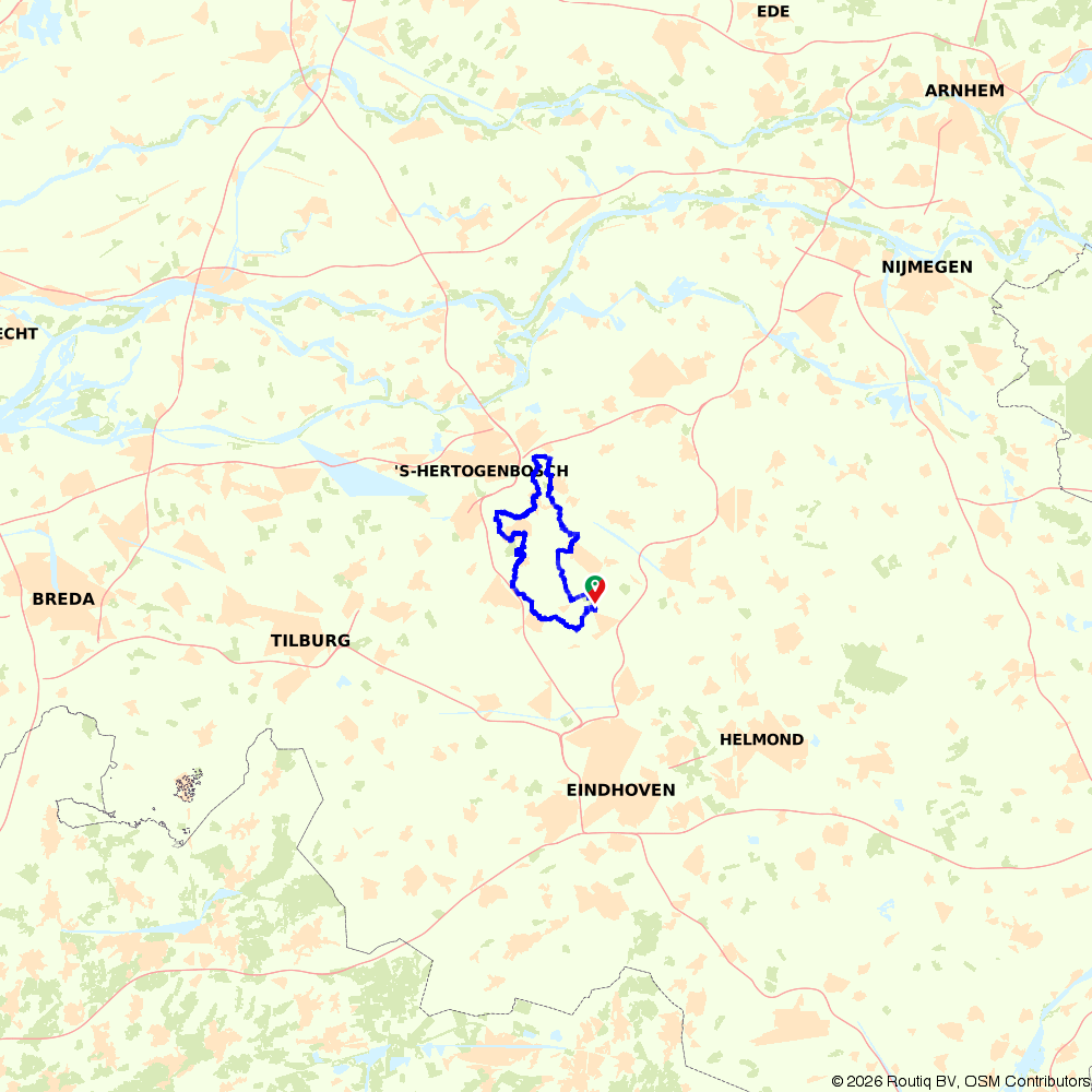 the Meierij - Meierijstad - Cycling route | Route.nl