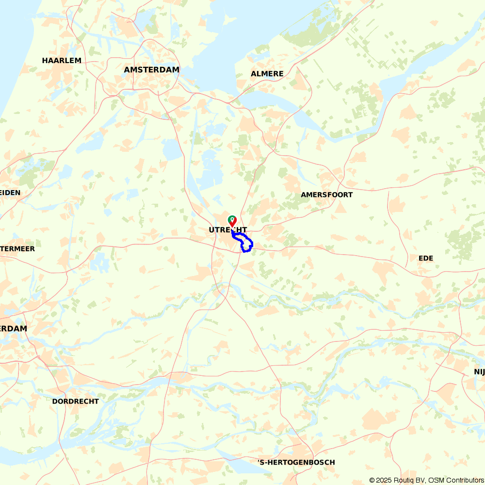 Discover Utrecht... By bike - Utrecht - Cycling route | Route.nl