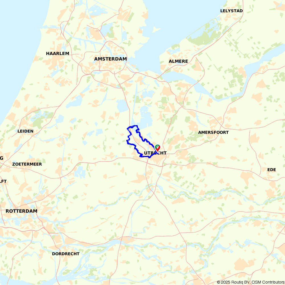 Discover Utrecht... Vecht and Lakes area - Utrecht - Cycling route ...