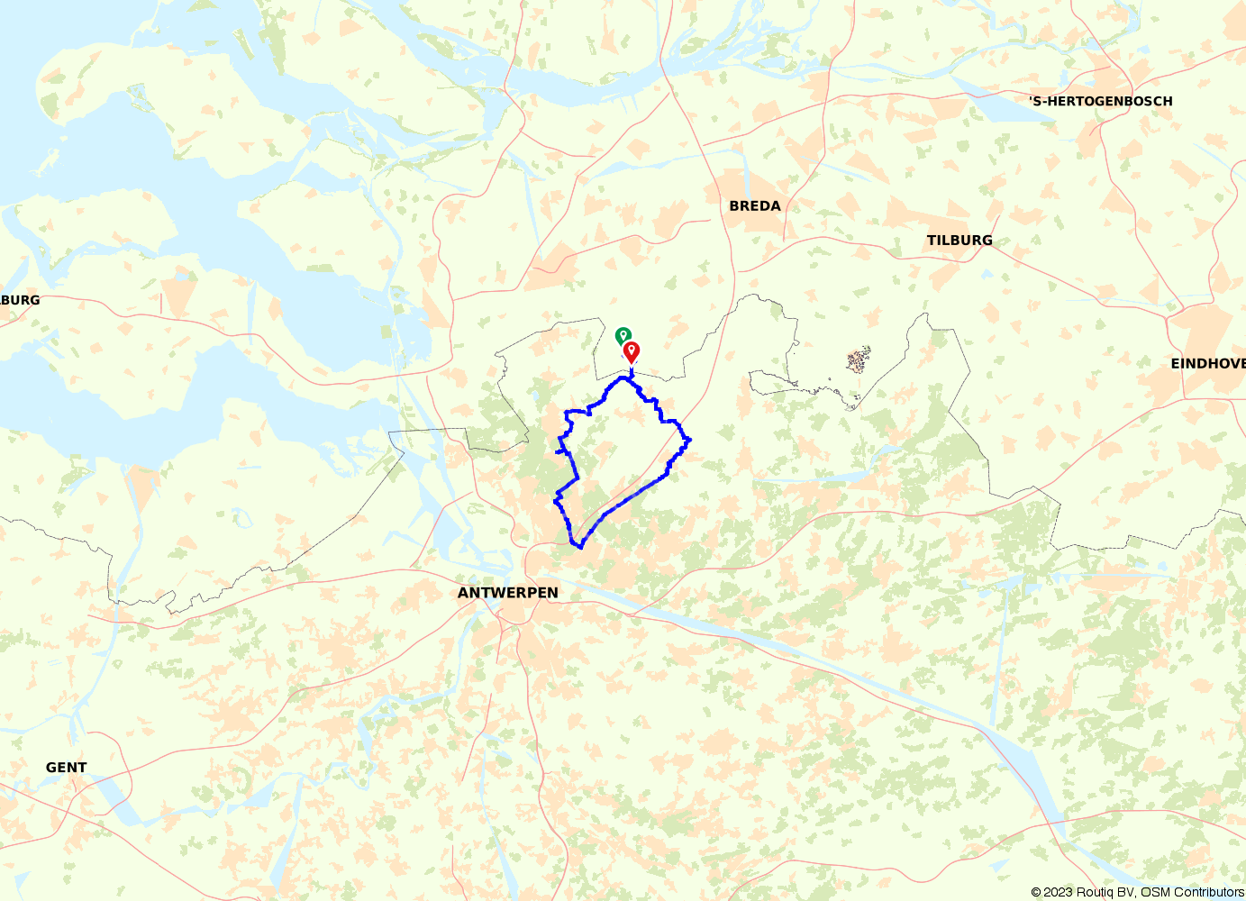 Tour Brecht Brasschaat Achtmaal - Zundert - Cycling route | Route.nl