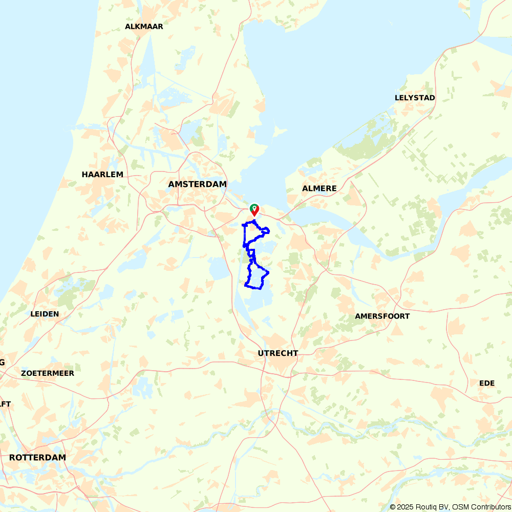tour of Weesp - Weesp - Cycling route | Route.nl