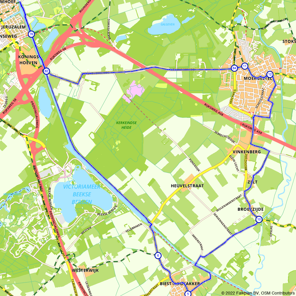 3719750 from bridge sacrament to bootjesven reusel then moergestel and ...