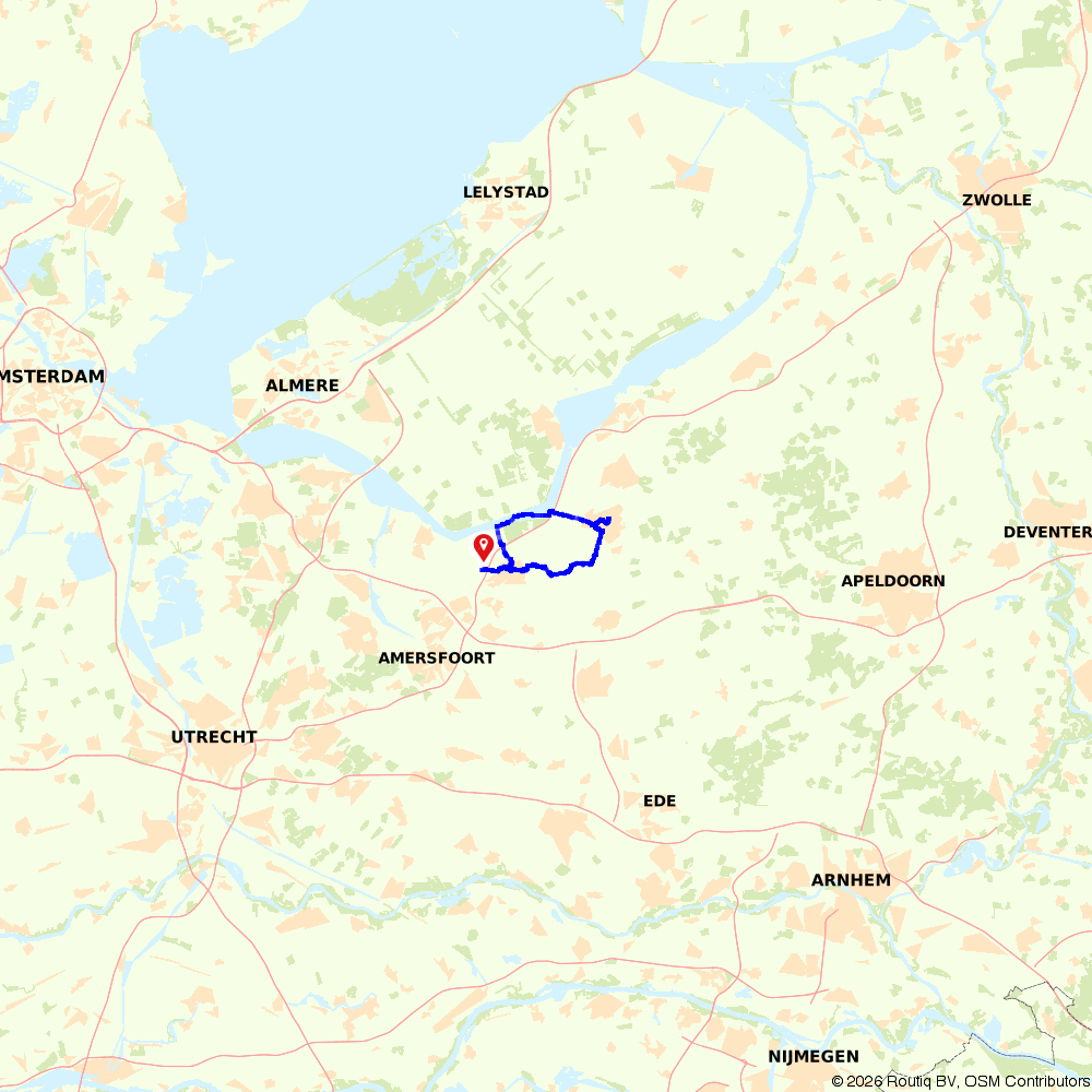 Nijkerk-Putten - Nijkerk - Cycling route | Route.nl