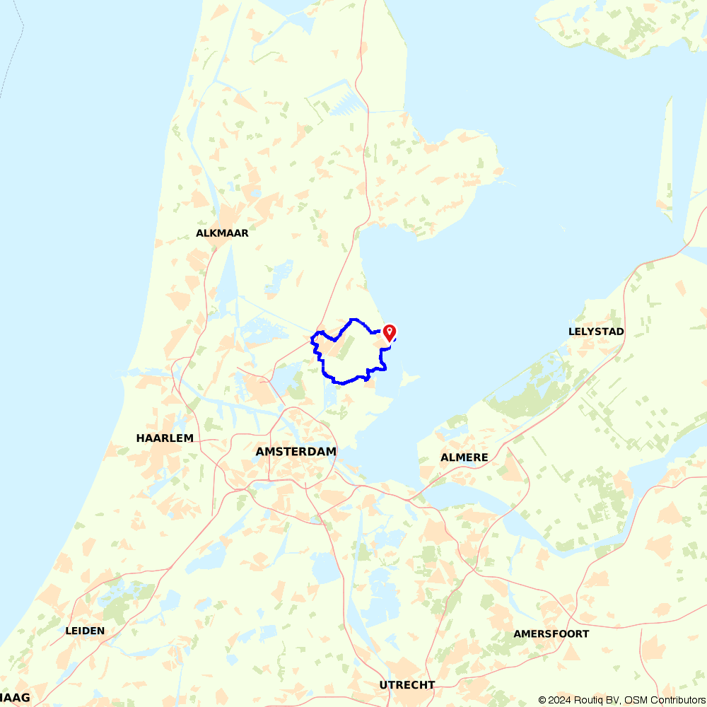 volendam - Edam-Volendam - Cycling route | Route.nl